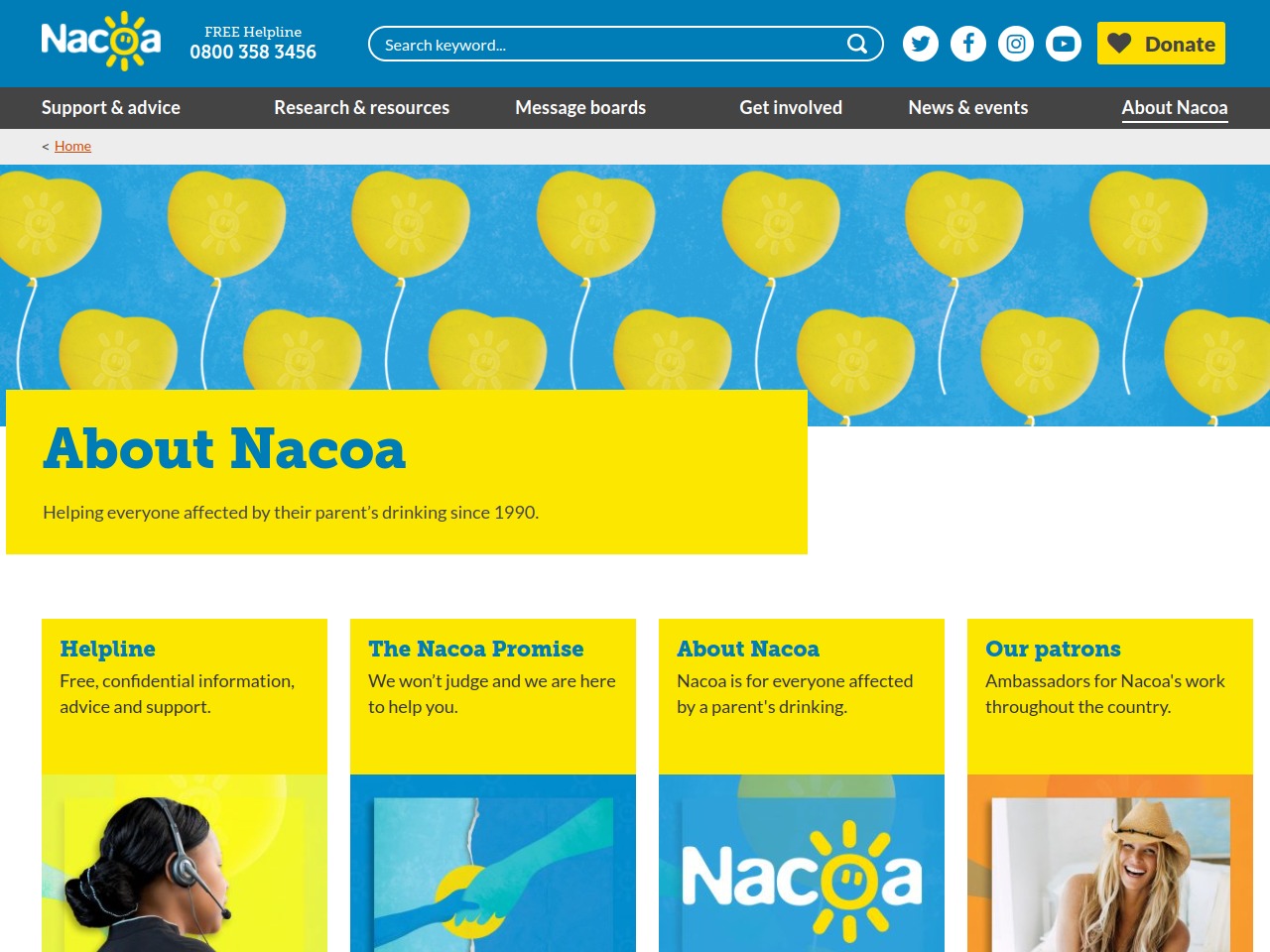 The National Association for Children of Alcoholics