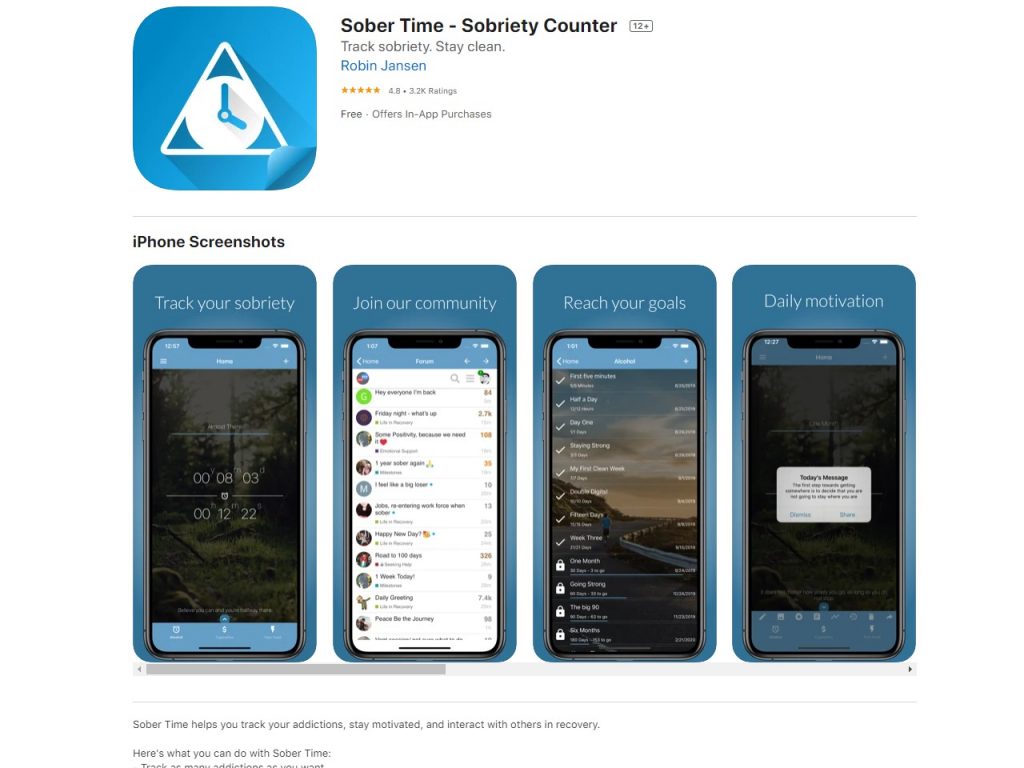 Sober Time Sobriety Counter App – Sober Eastbourne