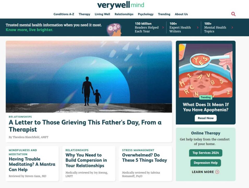 Verywell Mind - Mental Health Resources – Sober Eastbourne