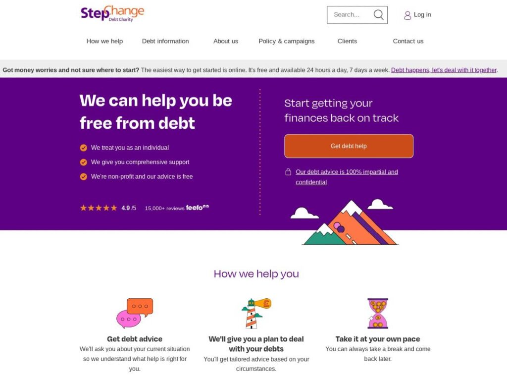 StepChange UK Debt Charity – Sober Eastbourne