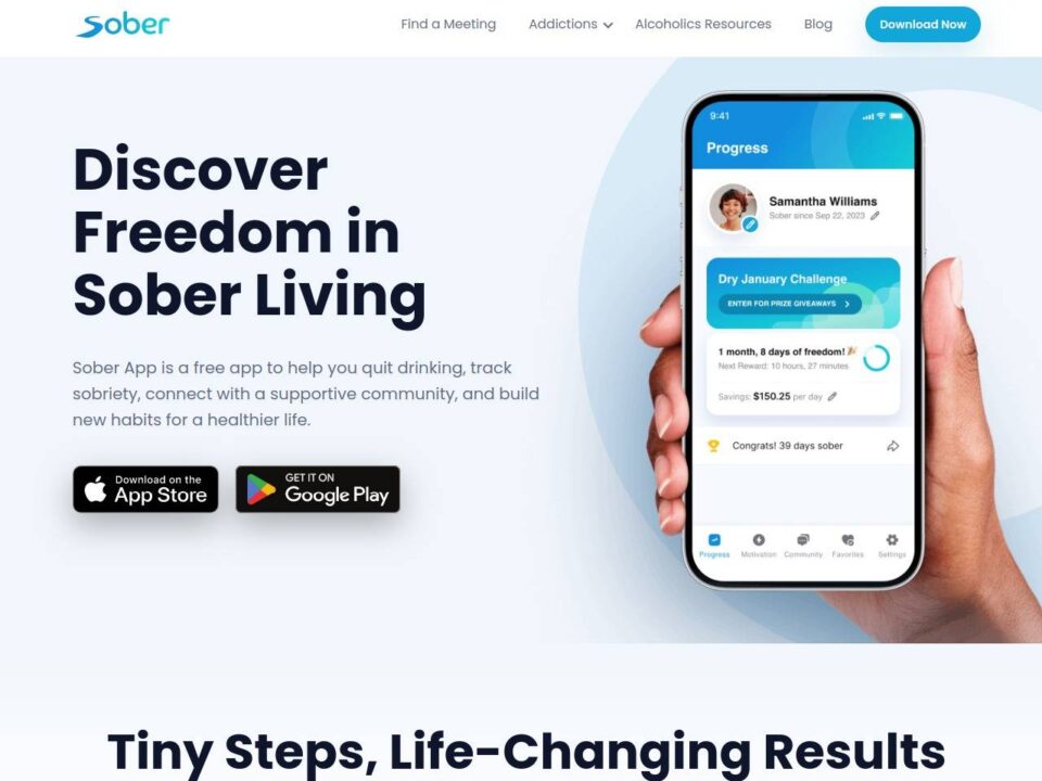 Sober.com Free Sobriety Tracker App – Sober Eastbourne